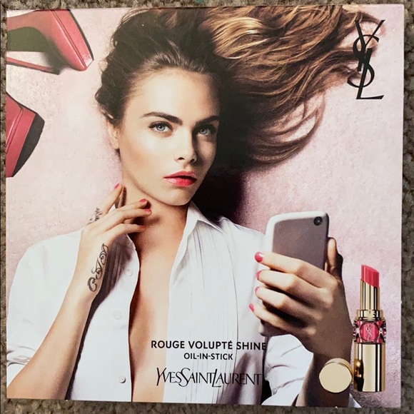 Yves Saint Laurent | Other | Ysl Rouge Volupte Shine Lipstick Sample ...